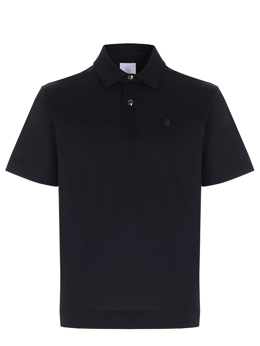 Поло хлопковое от BOGNER за 23 400 рублей (цвет: черный, артикул ...