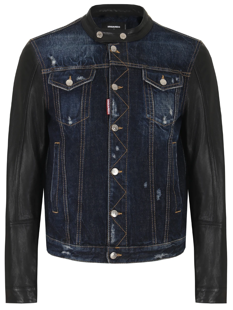 Куртка комбинированная от DSQUARED2 за 74 340 рублей со скидкой 30% ...