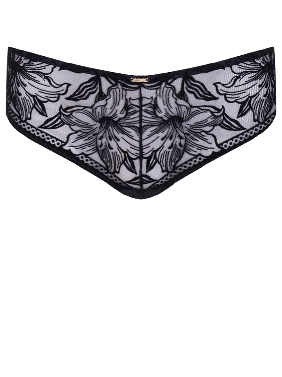 Трусы-брифы с флоком от AUBADE за 13 200 рублей (цвет: черный, артикул ...