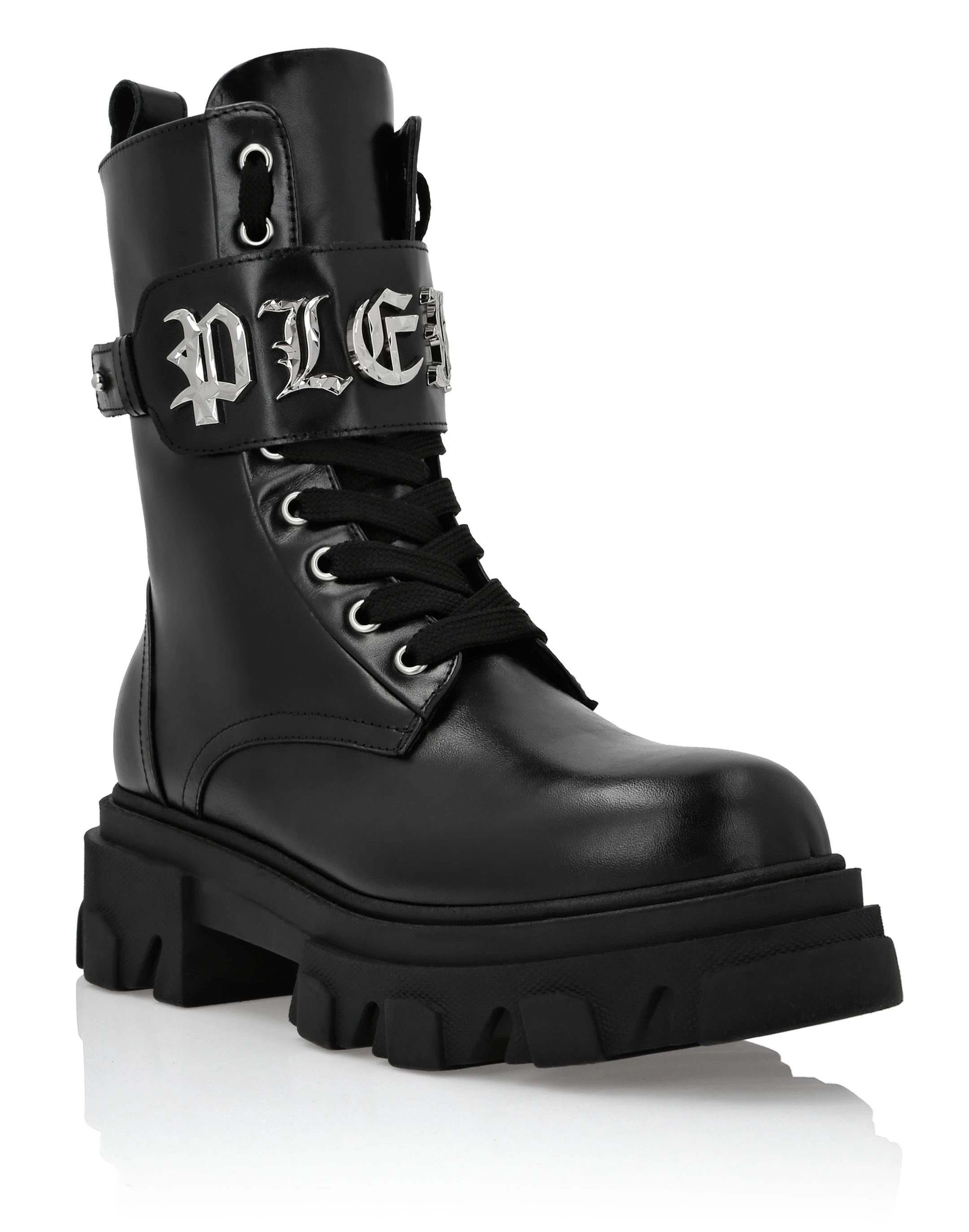 Ботинки от PHILIPP PLEIN за 149 230 рублей (цвет: черный, артикул: AACS ...