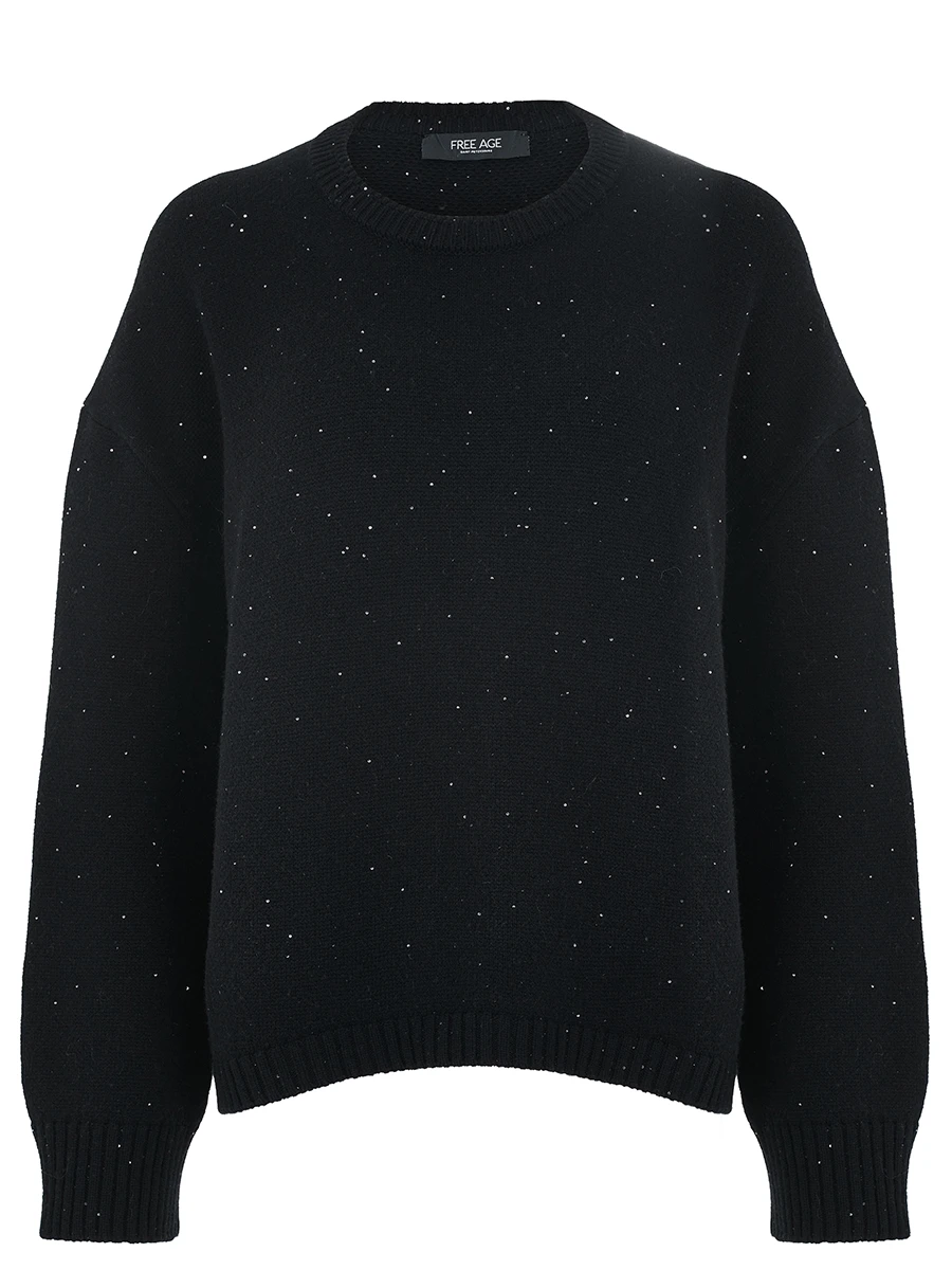 Джемпер шерстяной от FREE AGE за 34 000 рублей (цвет: черный, артикул ...