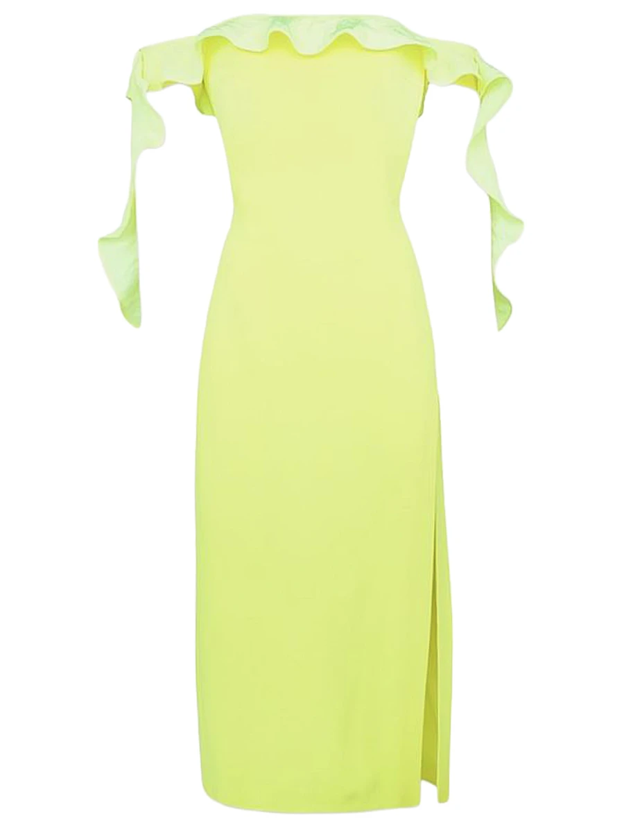 Платье от DAVID KOMA за 75 530 рублей со скидкой 30% (цвет: желтый ...